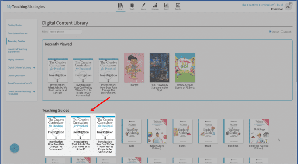 3 To Try: New Investigations in The Creative Curriculum Cloud ...