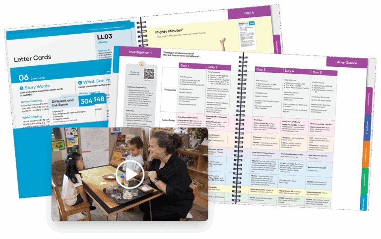 Preschool Curriculum Sample Materials - The Creative Curriculum